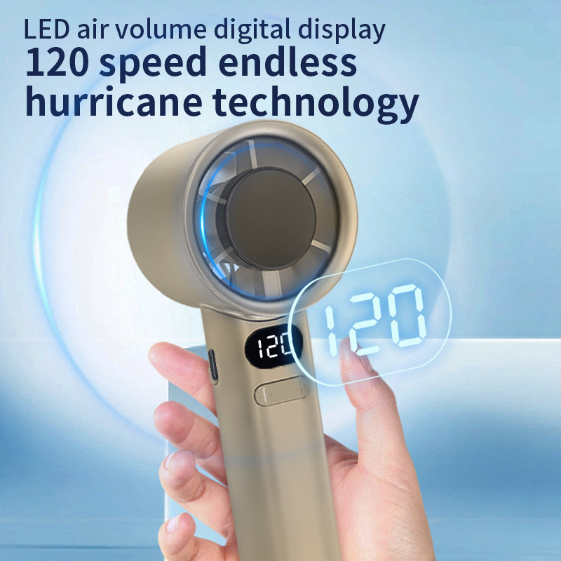 Handheld fan mini fan multi-level wind power portable small fan ...