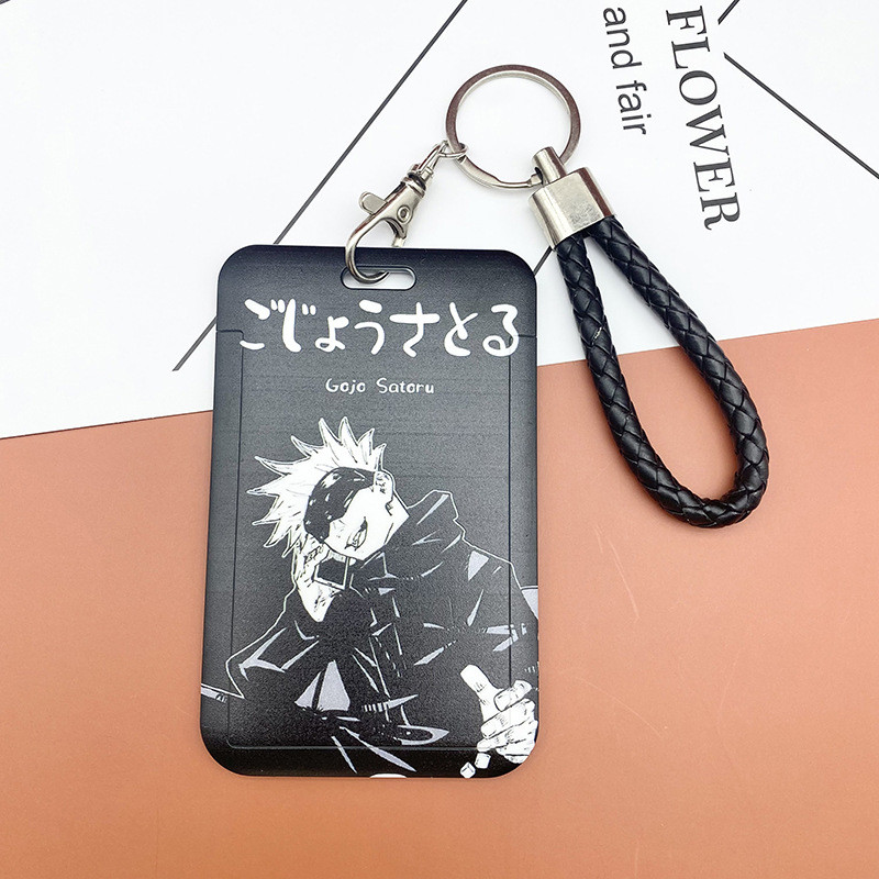 Jujutsu Kaisen card holder, Japanese anime student card cover, Gojo ...