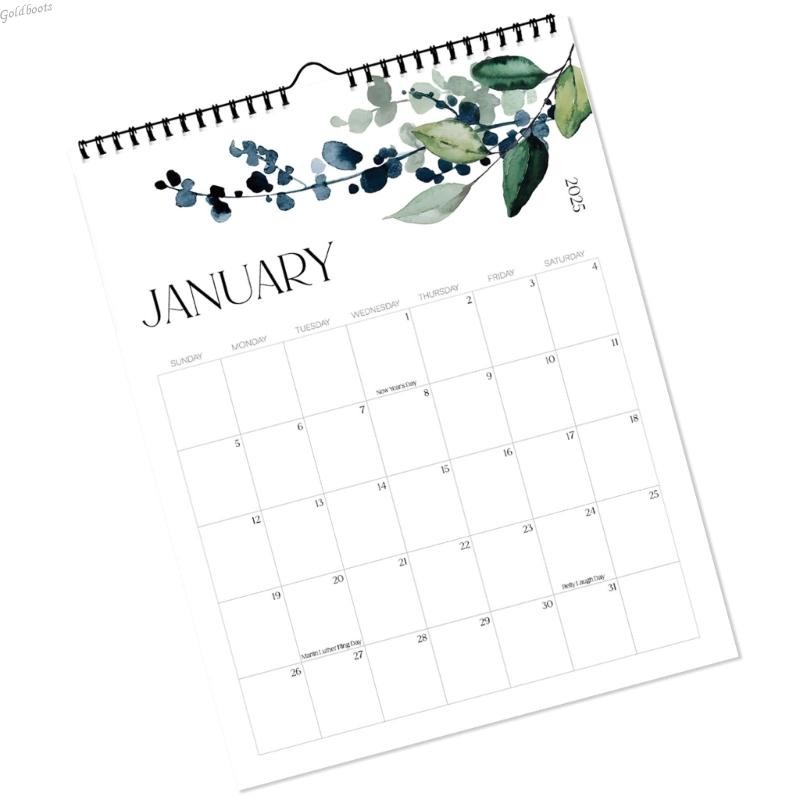 GB 2025 Hanging Calendar Wall Calendar 2025 Weekly Planner 18 Monthly ...