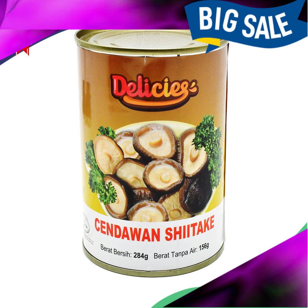 Cendawan Dalam Tin, Cendawan Segera, Cendawan Button Delicies Whole ...