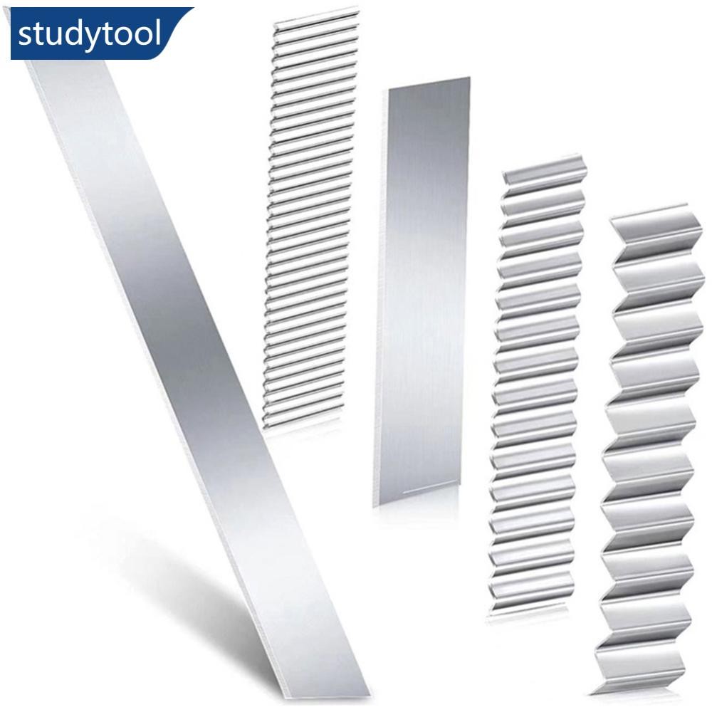 STUDYTOOL 5Pcs Clay Cutter Pottery Flexible Wavy Blade Cutter Stainless ...