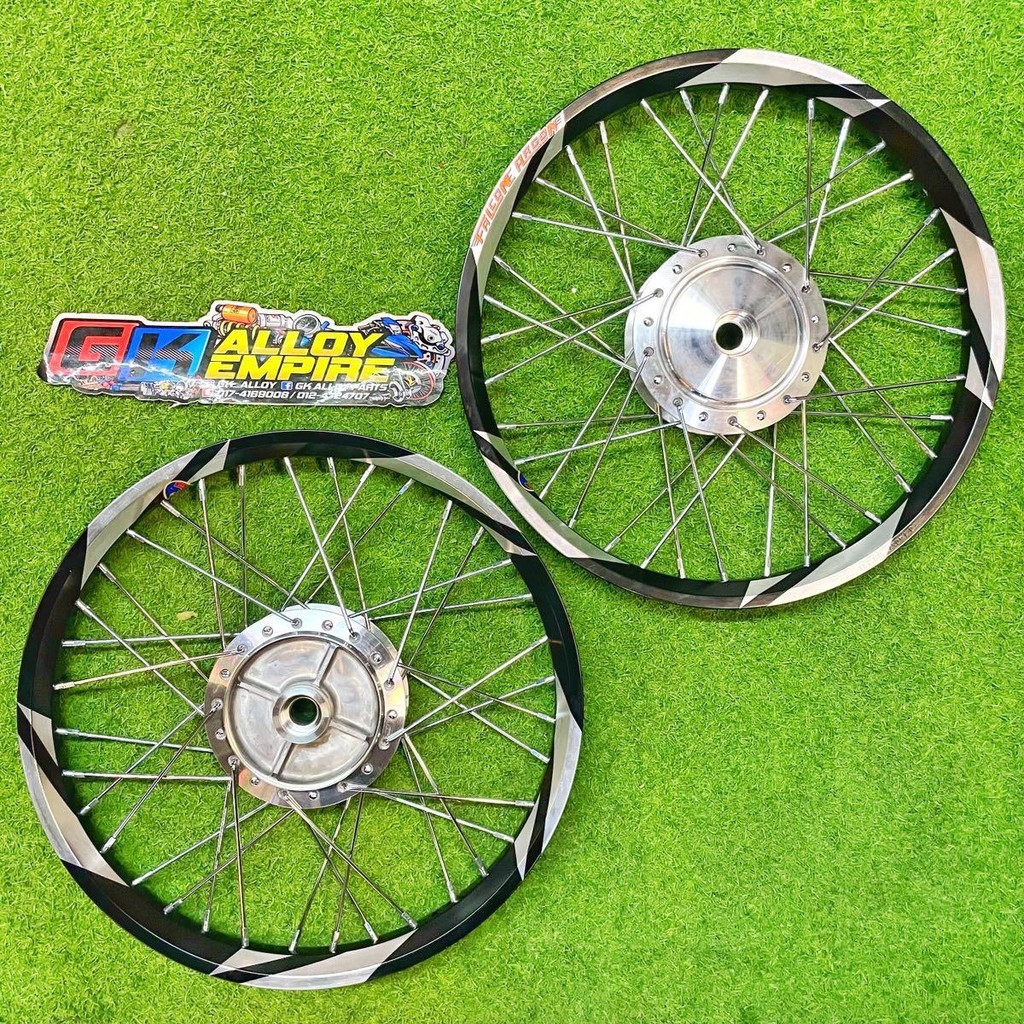 SET RIM ALLOY THUNDER PNP EX5 DEPAN BELAKANG MCM DLM GMBAR | Shopee ...
