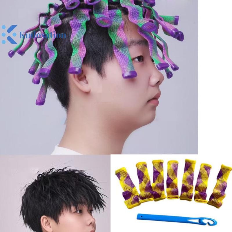 Kudosation Hair Roller Spiral Hair Curlers Magic Curls Hair Rollers ...