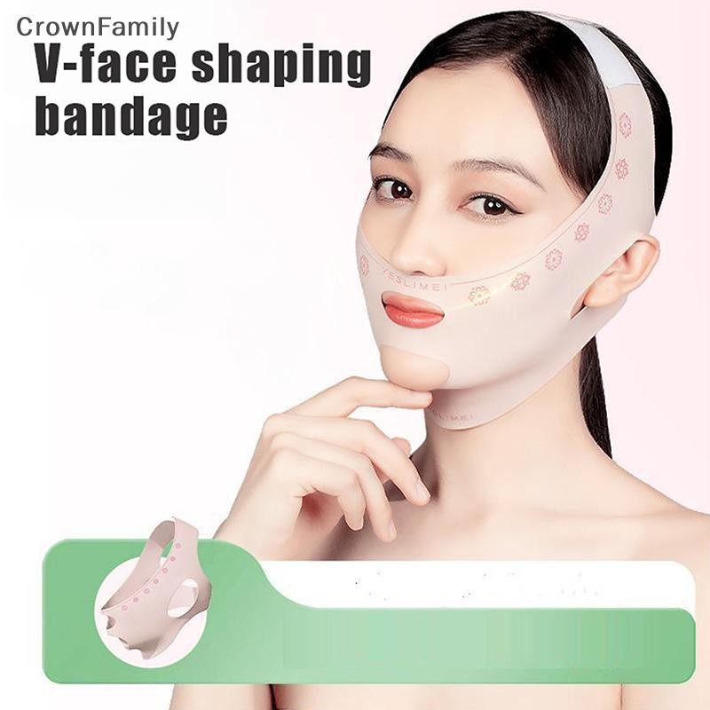 [CrownFamily] Breathable V Face Band Cheek Lift Up Face Thin Mask Reduce Double Chin V-Line ...