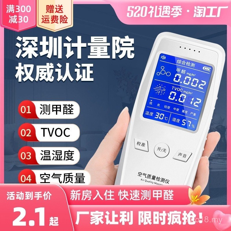 Formaldehyde Detector High-Precision Household Instruments Professional ...
