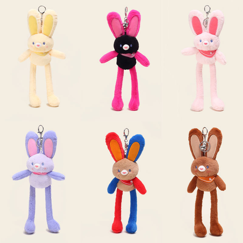 Original Cartoon Cute Plush Doll Doll Dopamine Rabbit Pendant Keychain ...