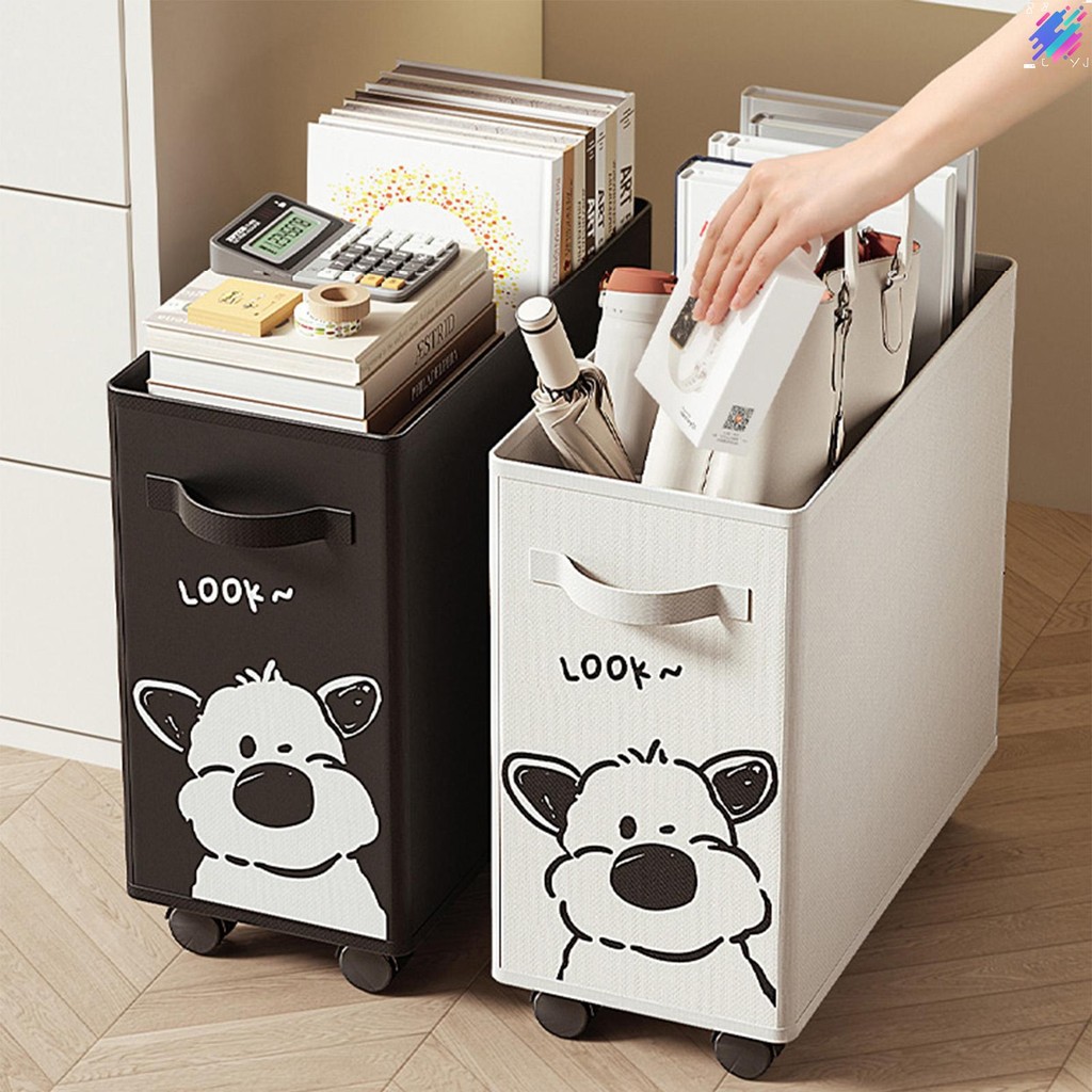 Office Under Desk Utility Cart with Robust Construction Foldable ...