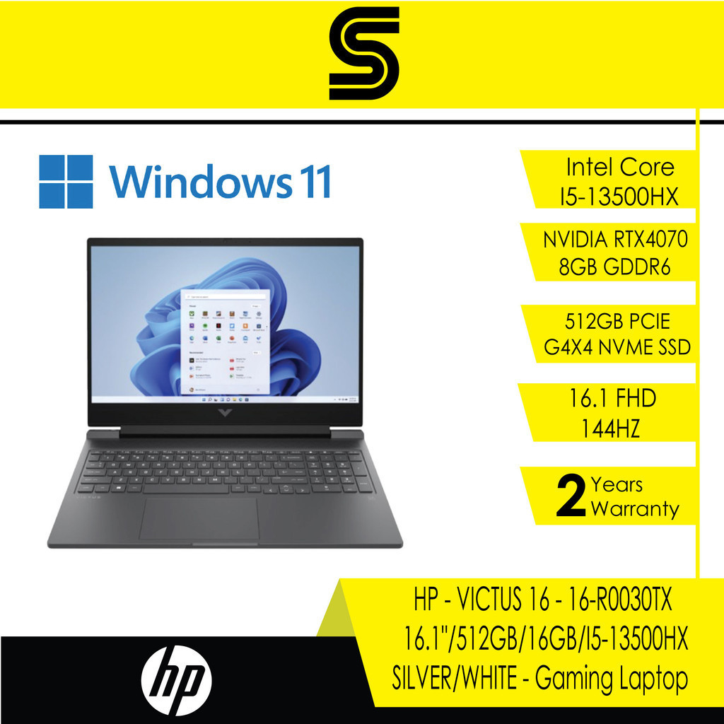 HP VICTUS 16 (R0031TX/R0030TX) - Gaming Laptop (16.1"/I5-13500HX/16GB ...