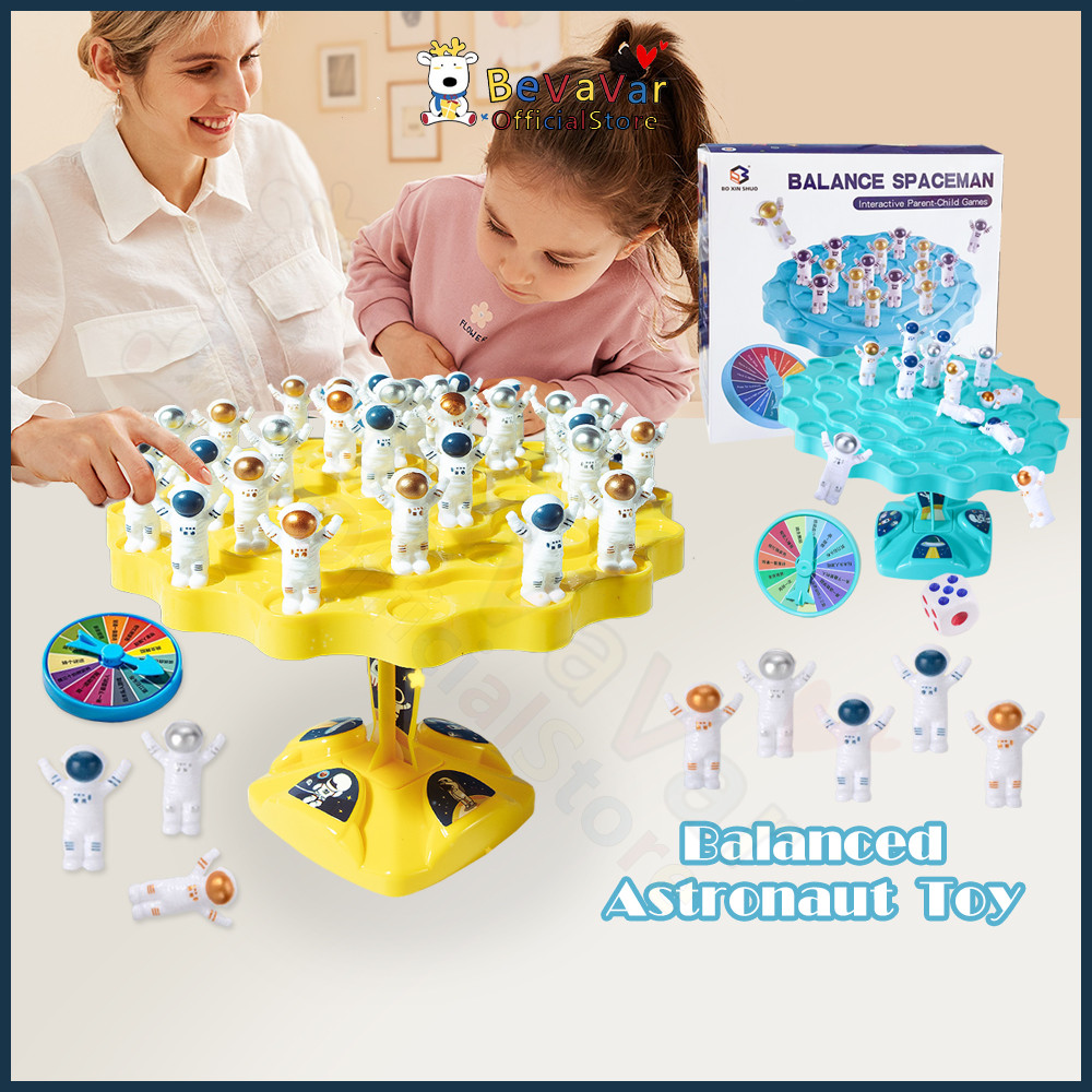 BEVAVAR Astronaut Balance Board Game Tree Stackable Balance Toy Family ...