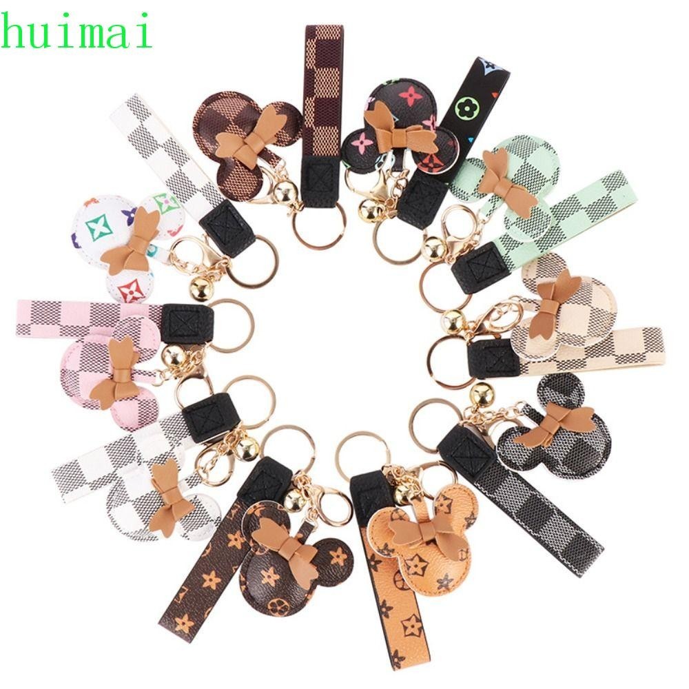 HUIMAI Flower Printing Pendant, Creative Cute Mickey Mouse Keychain ...