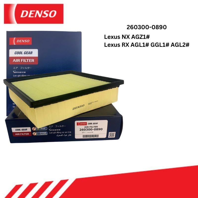 Denso Air Filter For Toyota Harrier ASU60 2.0T / Lexus RX200 / RX270 ...