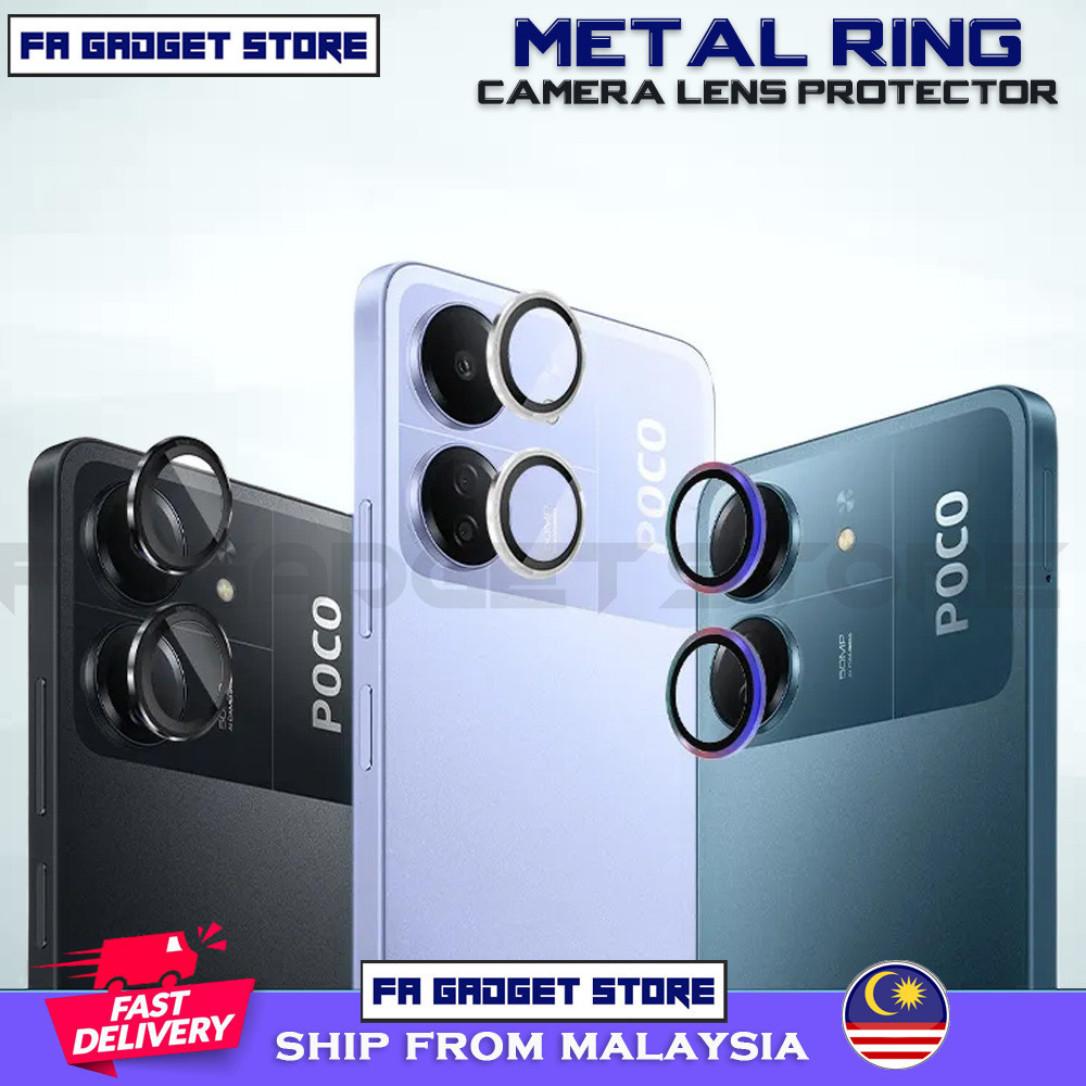 POCO F6 | M6 Pro 5G | X6 Pro | C65 | F5 | X5 Pro 5G Camera Lens Ring ...