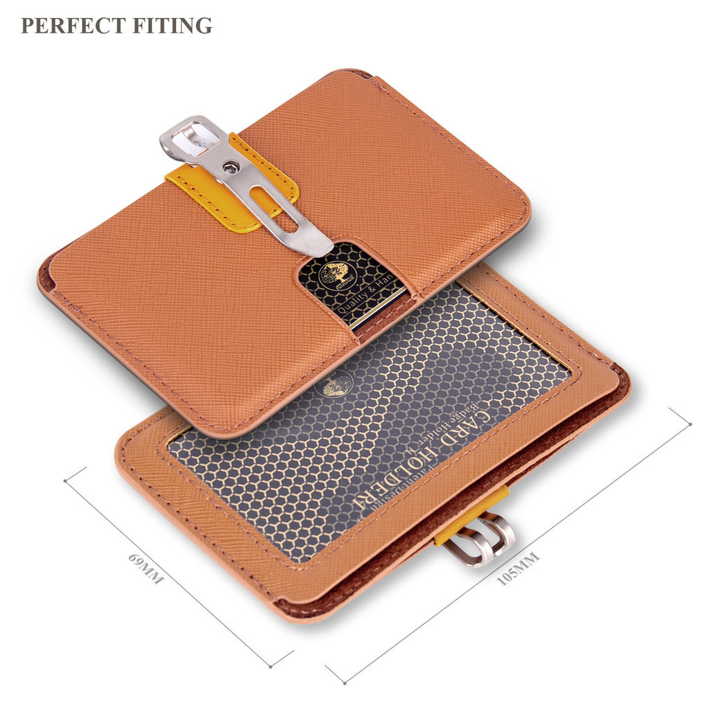 High Grade Badge ID Holder and Metal Money Clip for Office worker Name ...