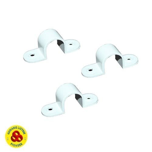 PUTIH White 20mm Pipe Clamps | Shopee Malaysia