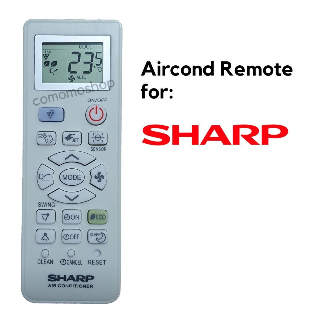 Sharp Aircond remote control CRMC-A936JBEZ | Shopee Malaysia