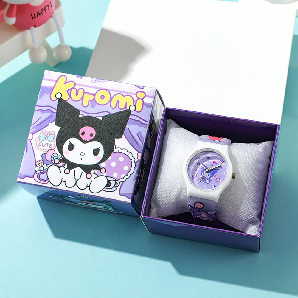 Sanrio Kuromi Cinnamoroll Watch with Gift Box for Kids Girls Melody ...