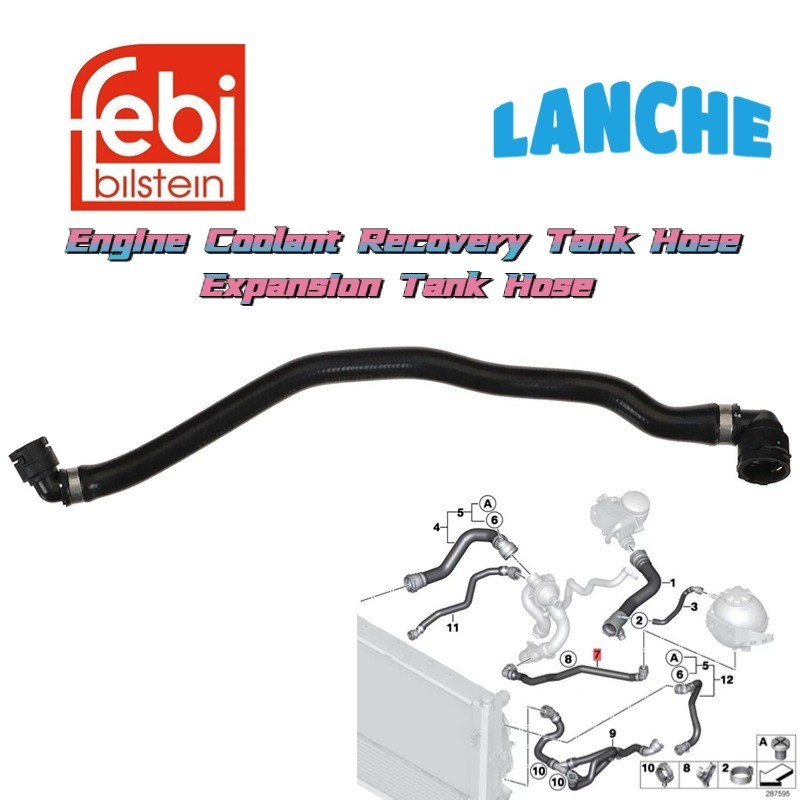 Febi Bilstein BMW N20 F30 320 328 F10 528 Engine Coolant Recovery Tank ...