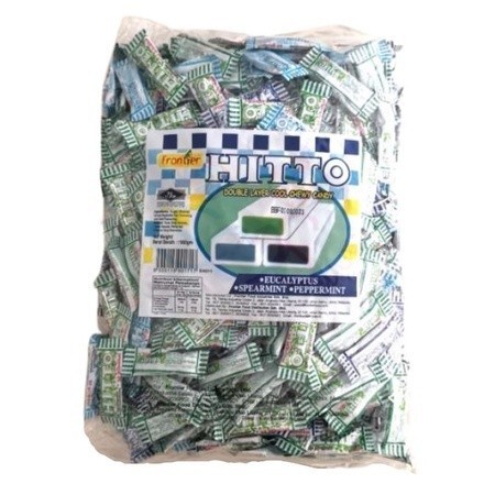 Frontier Hitto Double Layer Cool Mint Chewy Candy / Gula Kenyal Kunyah ...