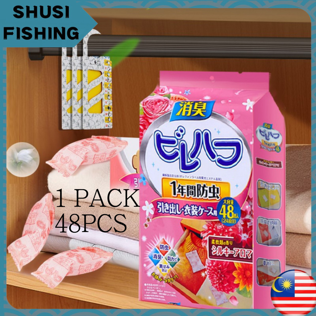 48pcs Japan Style Mothballs Anti-bug Anti-Mold Mothball Pest Control ...