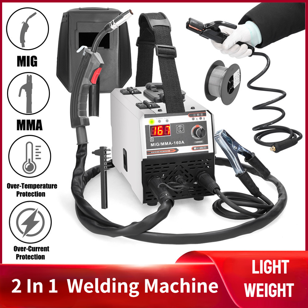 2 In 1 MIG MMA Welding Machine IGBT DC Inverter Welder Automatic Wire ...