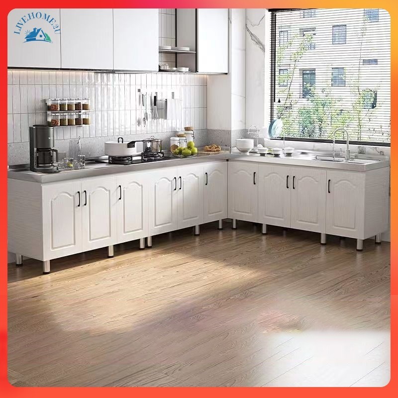 European Style Kitchen Cabinets Stainless Steel Kitchen Storage Cabinet ...