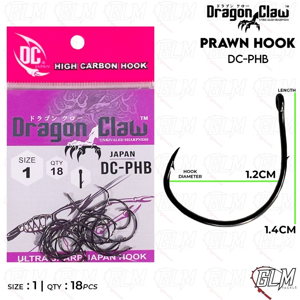 DRAGON CLAW DC-PHB PRAWN HOOK MATA UDANG | Shopee Malaysia