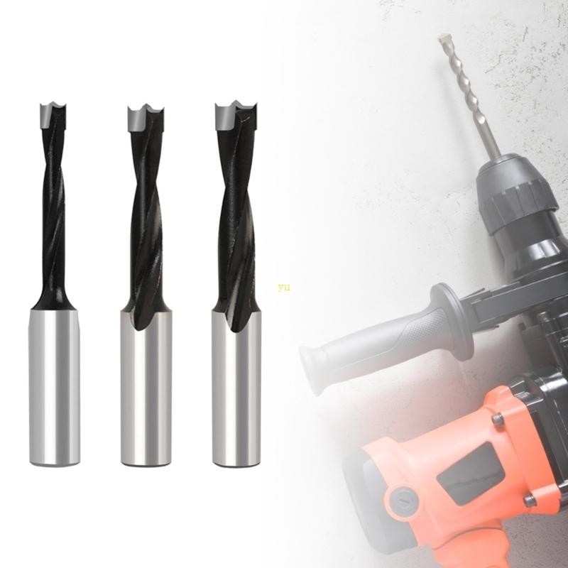 yu 6 8 10mm Wood Forstner Drill Bit Left Rotation Router Bit Row ...