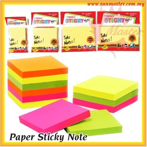 Paper Sticky Note 1x2 2x3 3x3 3x4 3x5 100 sheets | Index Sticker ...