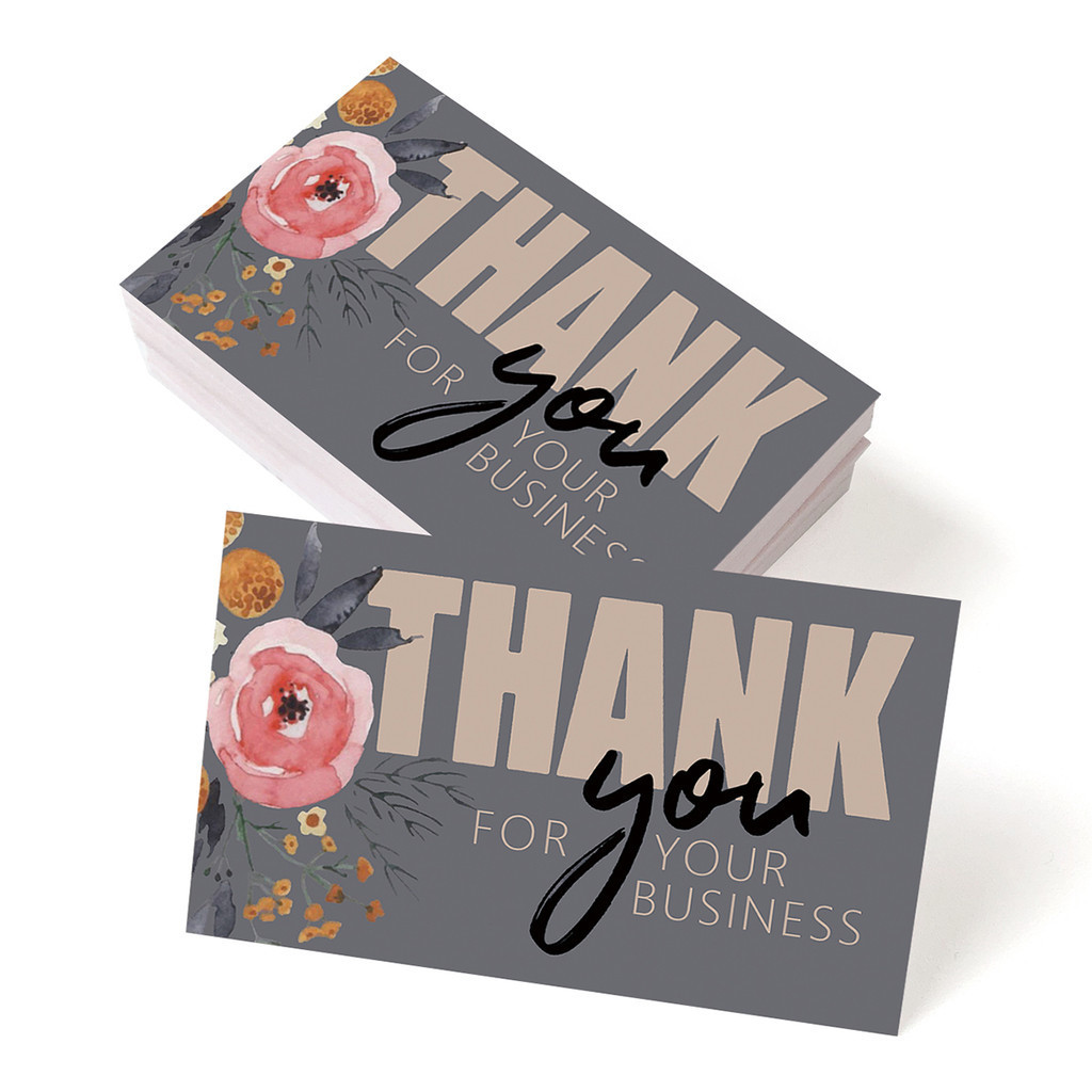 50pcs Thank You Cards For Supporting My Small Business Shopping ...