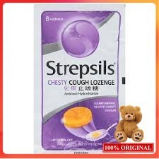 Strepsils Chesty Cough Lozenges 8'S | Shopee Malaysia