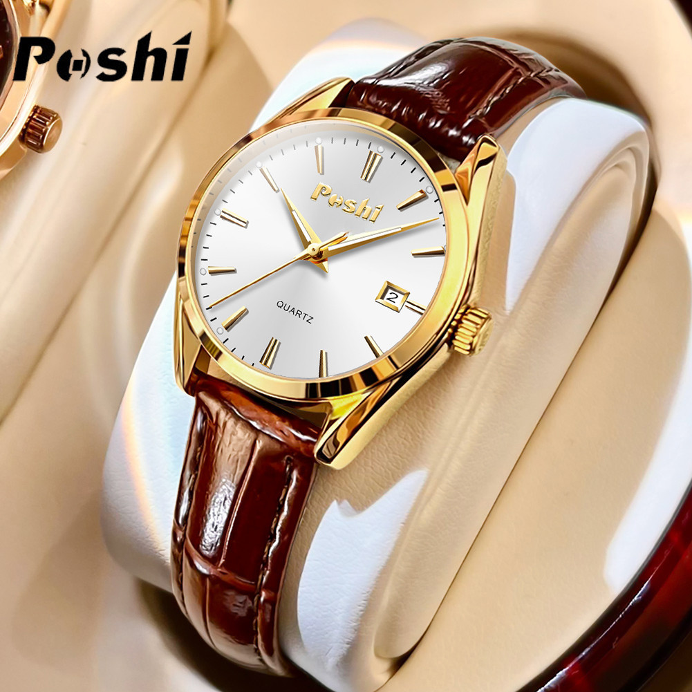 POSHI original waterproof ladies watch Korean Fashion trend calendar ...