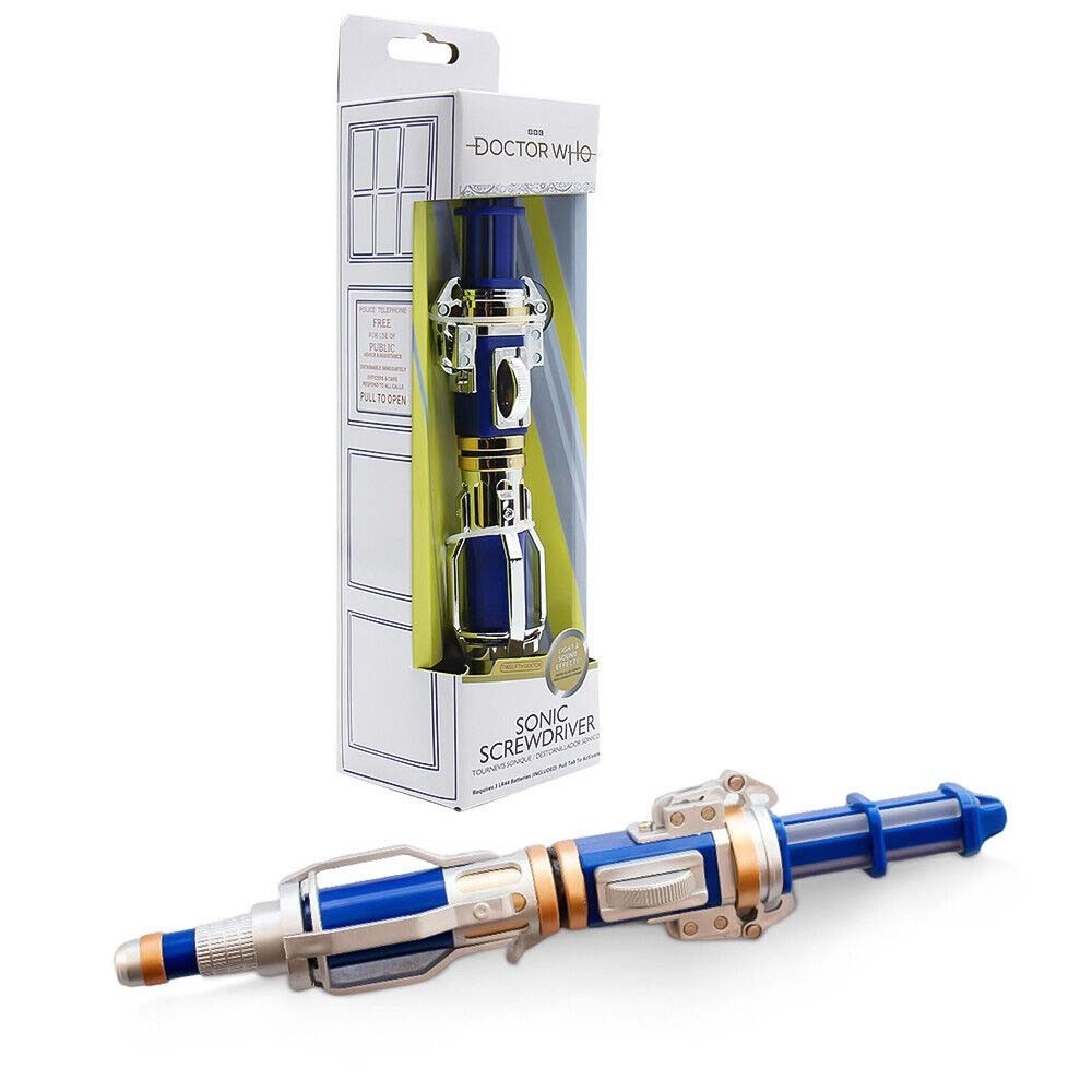 Doctor Who 12th Doctor Electronic Sonic Screwdriver Light Sound Prop ...