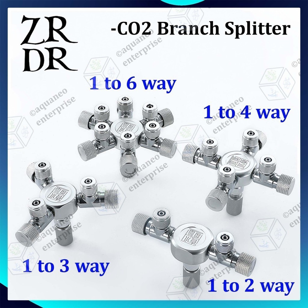 ZRDR Aquarium CO2 Splitter Branch 2 3 4 6 way | co2 splitter co2 ...