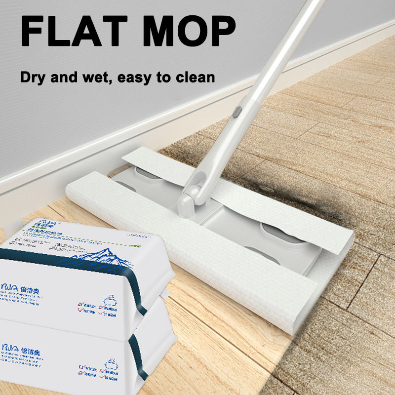 Electrostatic Flat Mop Free Washing Dust Removal Paper Disposable Wet ...