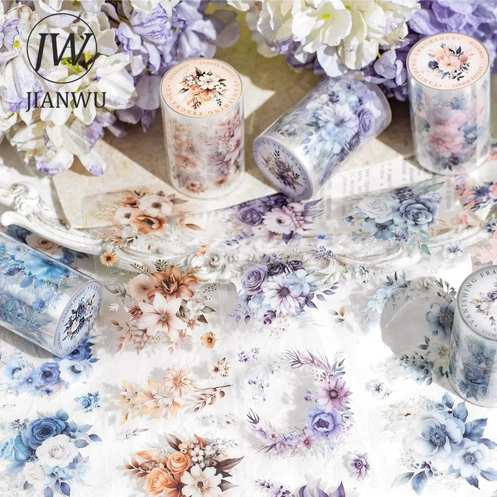 JIANWU 60mm*200cm The Fragrance Is Flowing Series Vintage Landscaping ...
