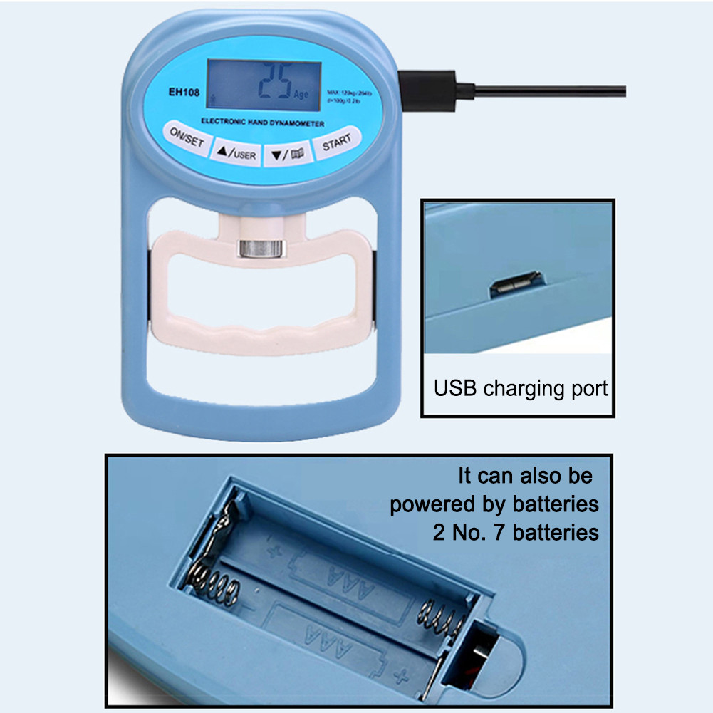 Digital Hand Exerciser Gripper Adjustable Wrist Gripper for Gym Fitness ...