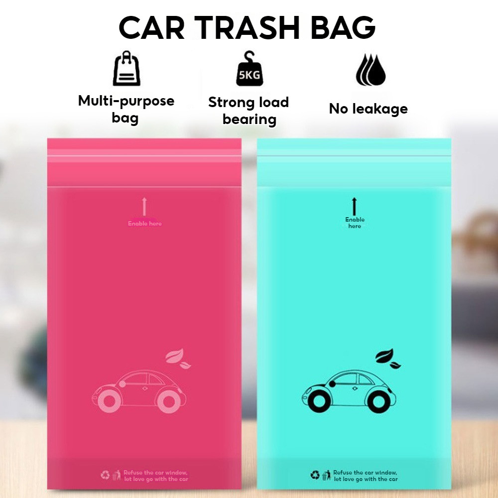 Cleaning Bag Storage Large Pasteable Disposable Bag Trash Car Garbage ...