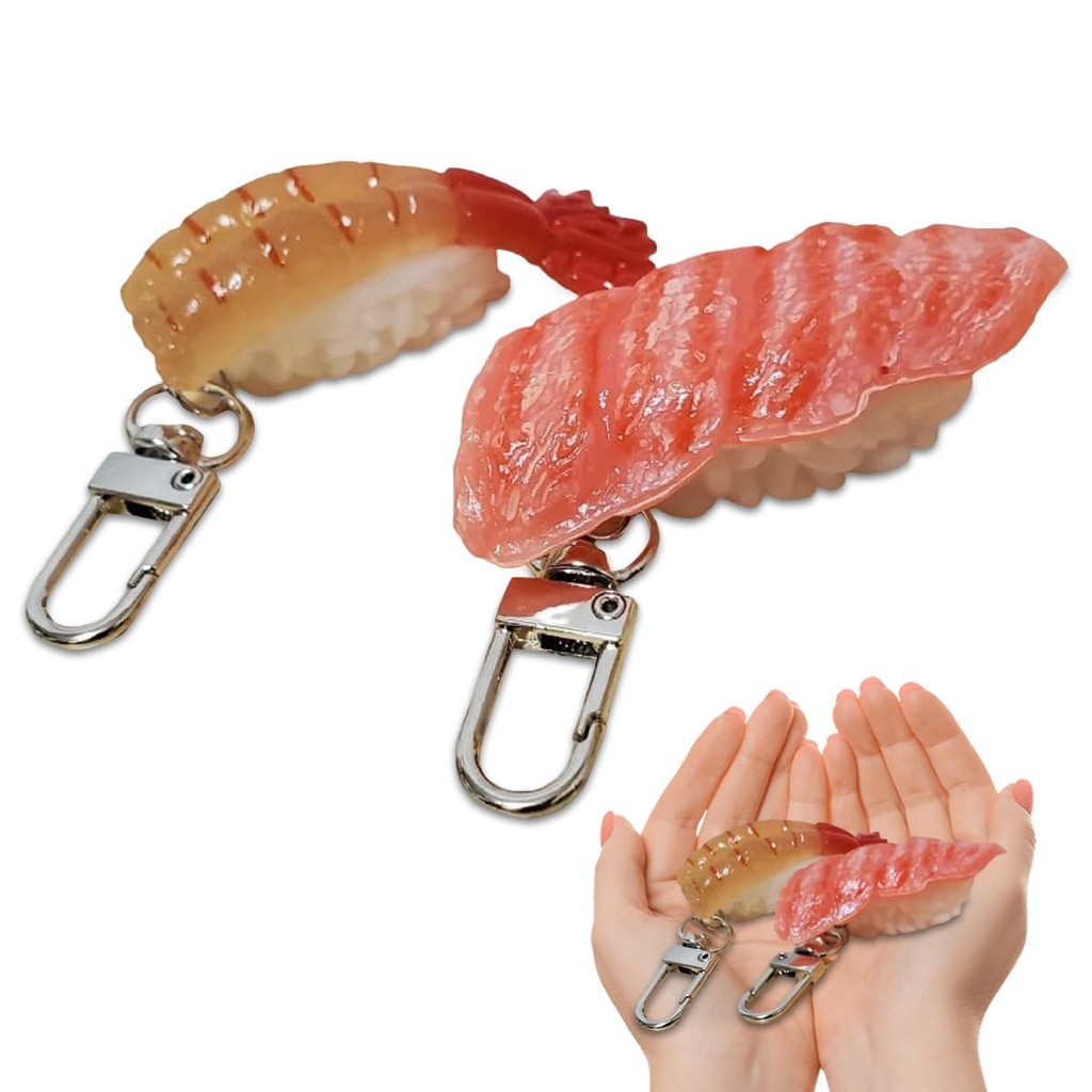 MMmall Japanese souvenirs that foreigners will love Keychain Sushi Food ...