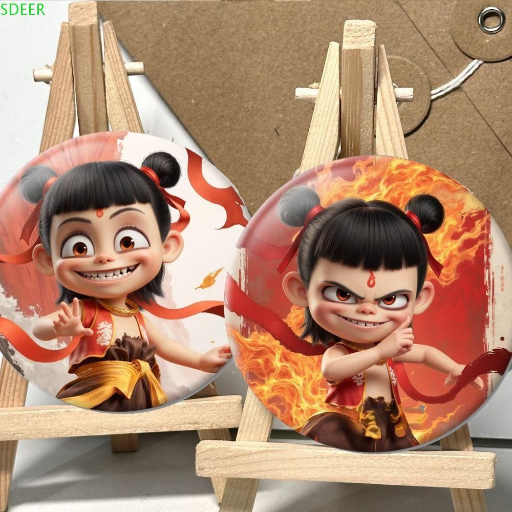 SDEER Anime Film Peripheral Brooch, Chinese Mythology Nezha Nezha 2 ...