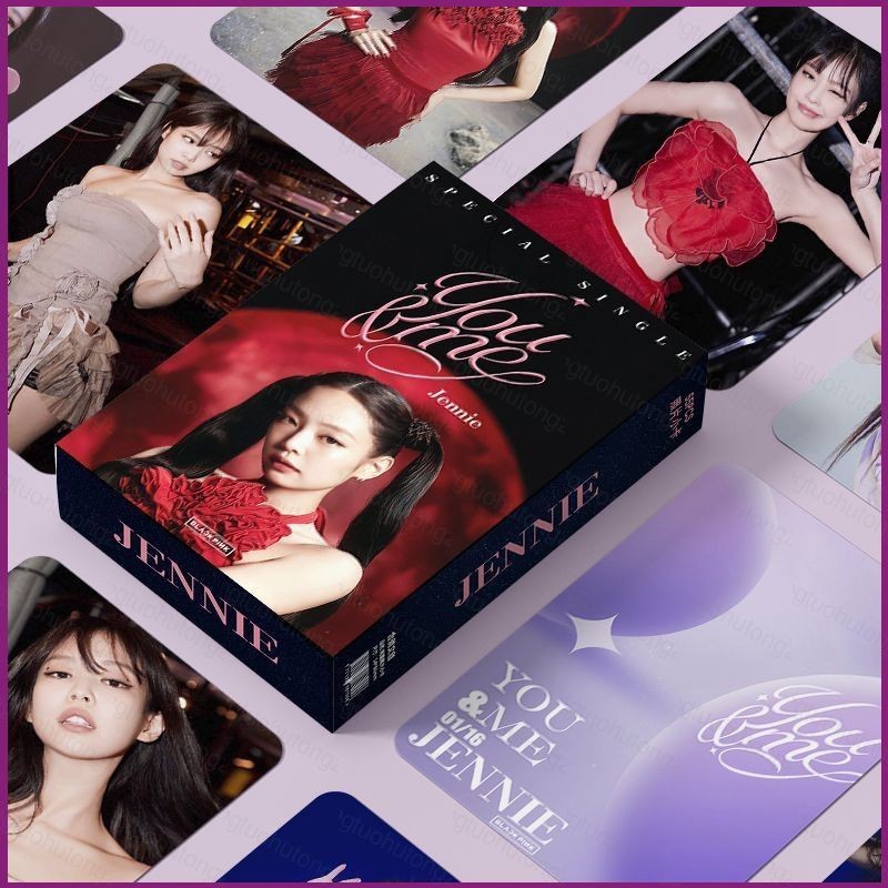 Trend 55PCS/Set BLACKPINK JENNIE Laser Cards Lomo Card Personal Album ...