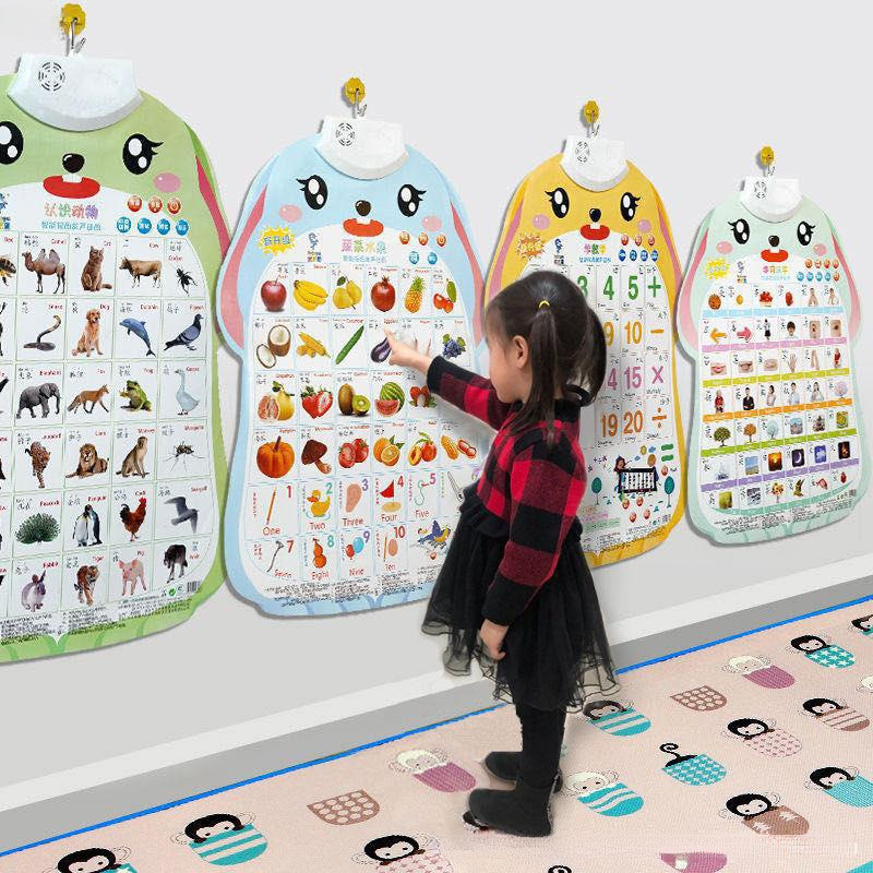 Baby Early Teaching Book Audio Wall Hanging Early Childhood Education ...