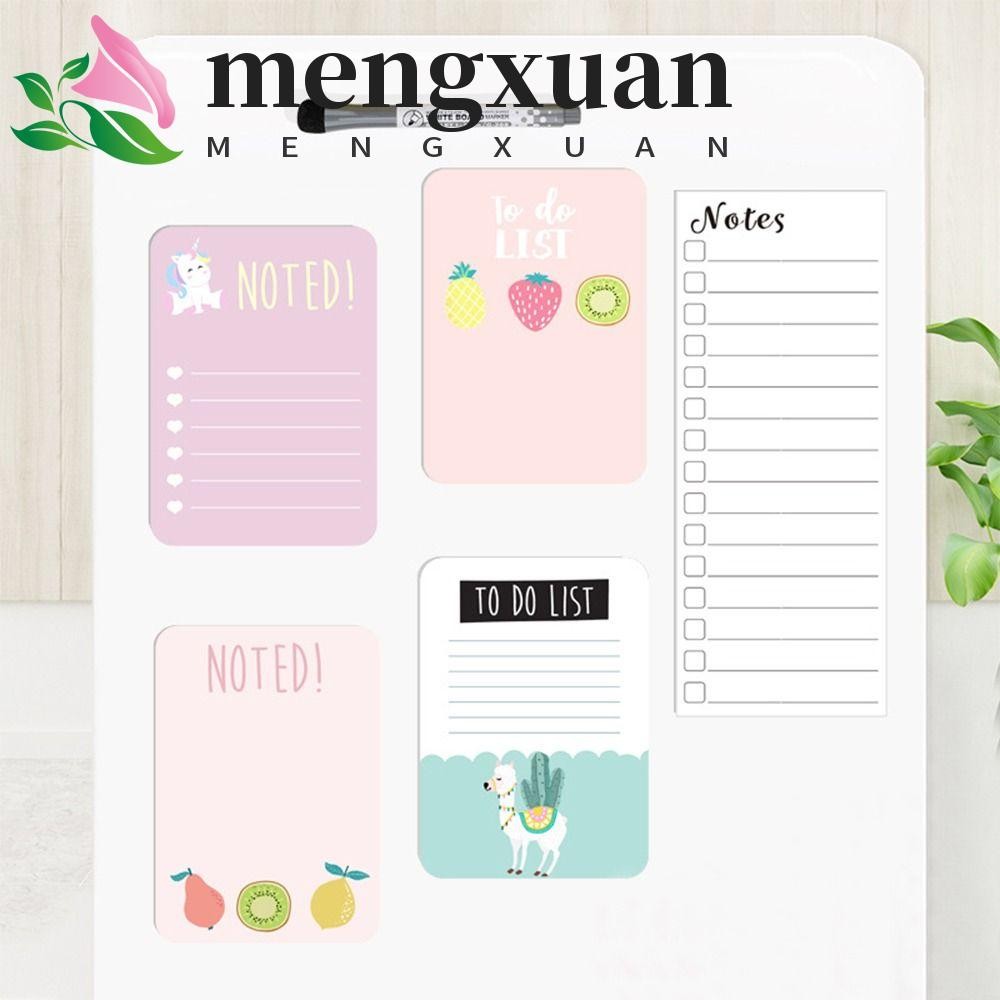 MENGXUAN Memo Magnetic Sticker, Week Planner Plan Notepad Magnetic ...