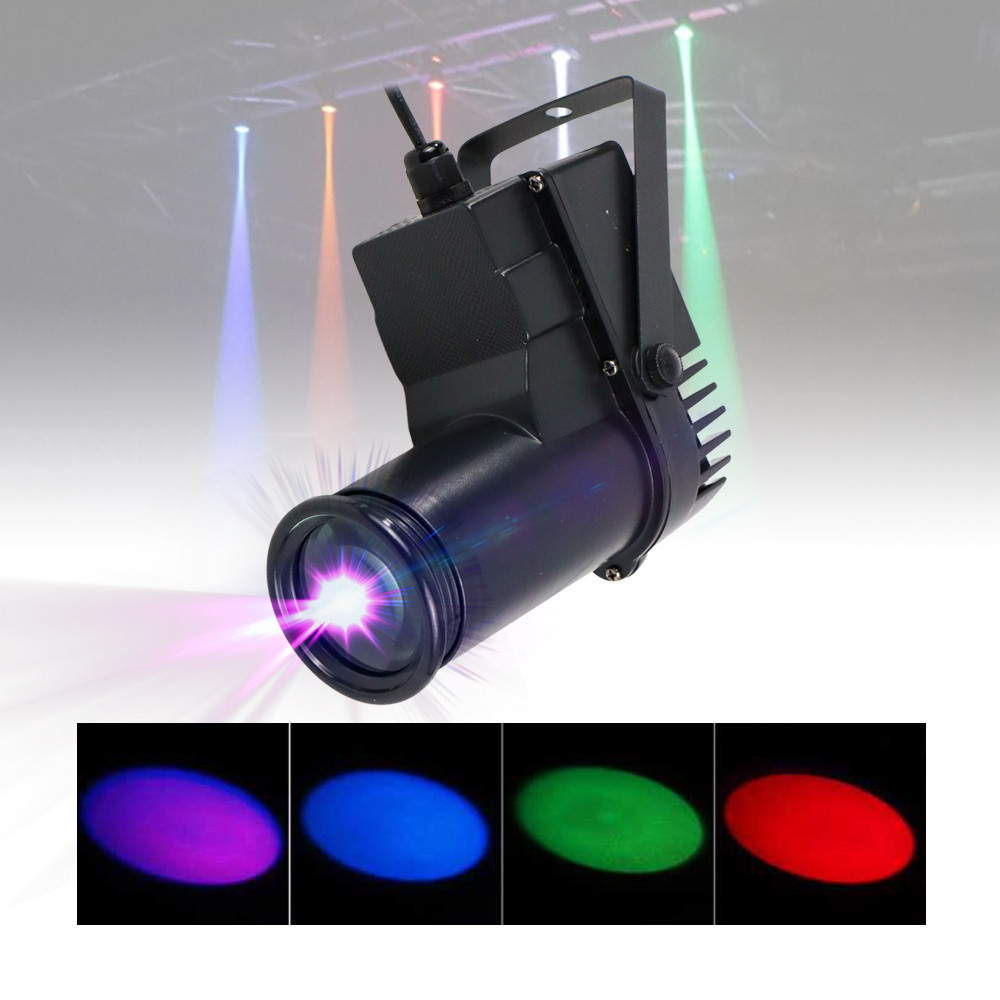 - Pinspot LED Spotlight Stage Party Spotlight RGB EU Plug 240V 10W ...