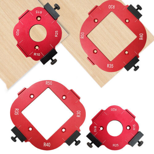 4 In 1 Arc Angle Positioning Template, Corner Radius Jig Router ...