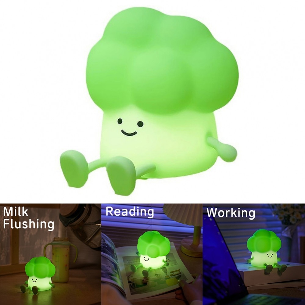 Smart Timer Feature on Broccoli Night Light Allows Hassle Free Sleep ...