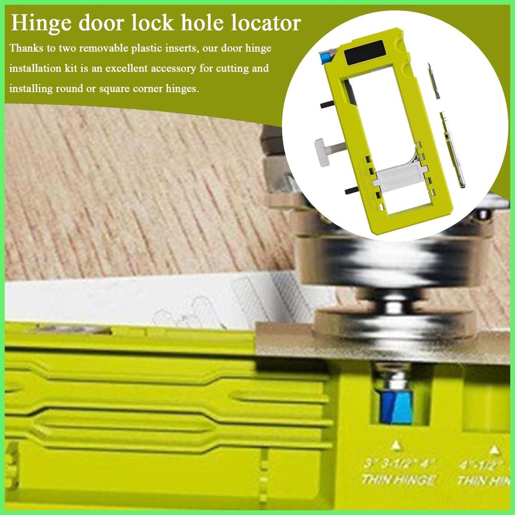 Door Hinge Jig Router Hinge Jig Door Latch Installation Kit Chiseling ...