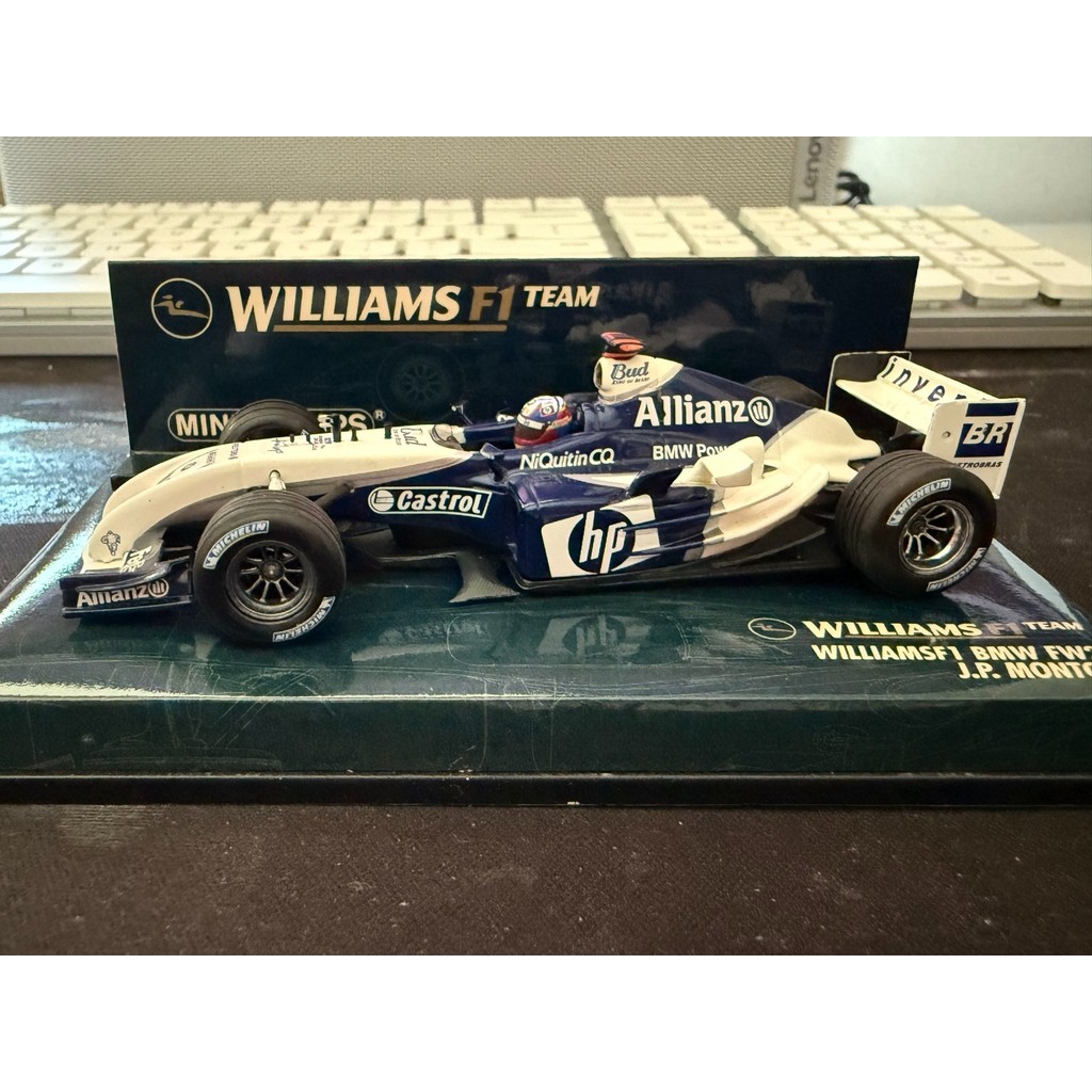 [Ready Stock] Mini Cut 1/43 F1 Williams BMW Fleet FW26 Saber-Toothed ...