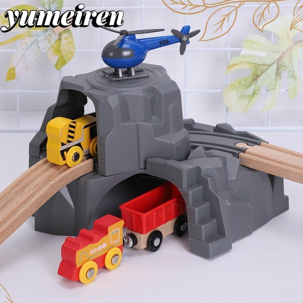 YUMEIREN Cave Tunnel Model, Plastic Grey Tunnel Toy, Easy to Install ...