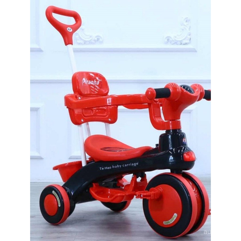 Basikal Pedal Beca Kanak-kanak 1-3-6 Tahun Bayi Kanak-kanak Stroller ...