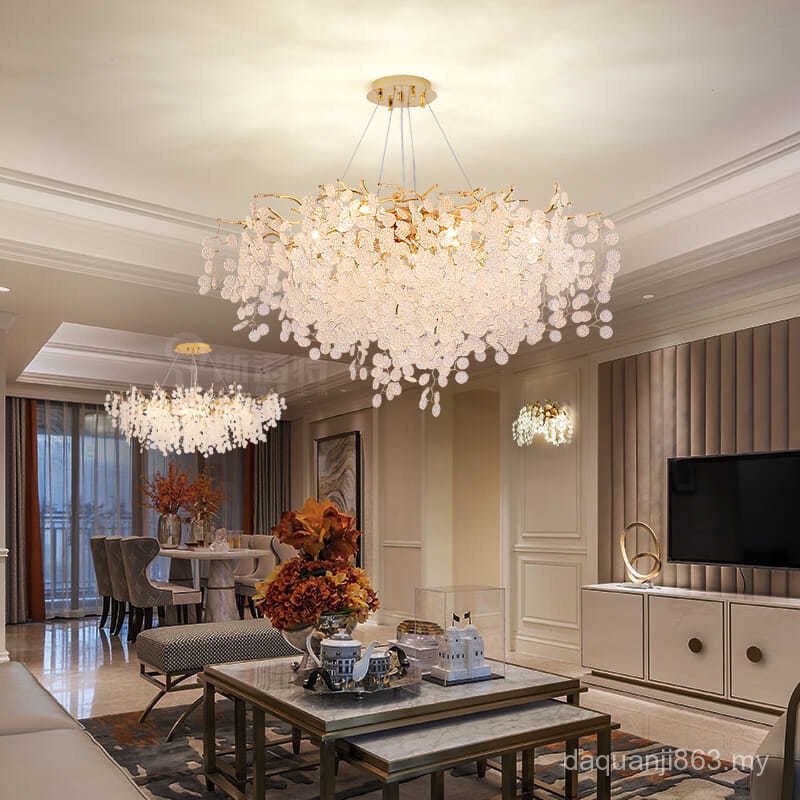 [1936 People Collection] Modern Crystal Lamp Atmospheric Light Luxury ...